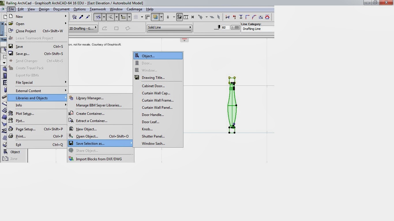 BIM Authoring Software Survey: Custom Baluster and Railing in ArchiCAD ...