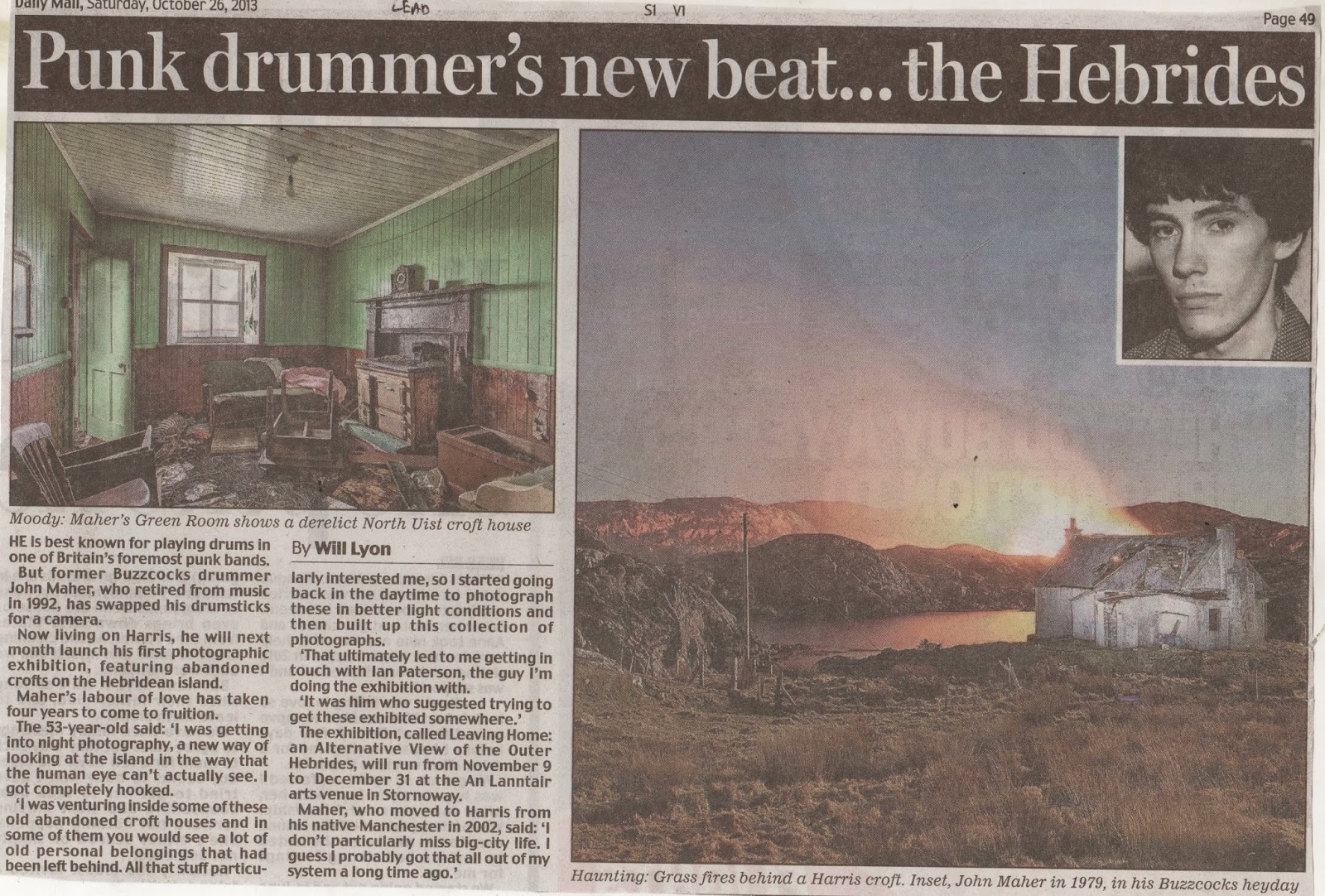 The Essentials: Buzzcocks drummer John Maher moves to Isle Of Harris ...