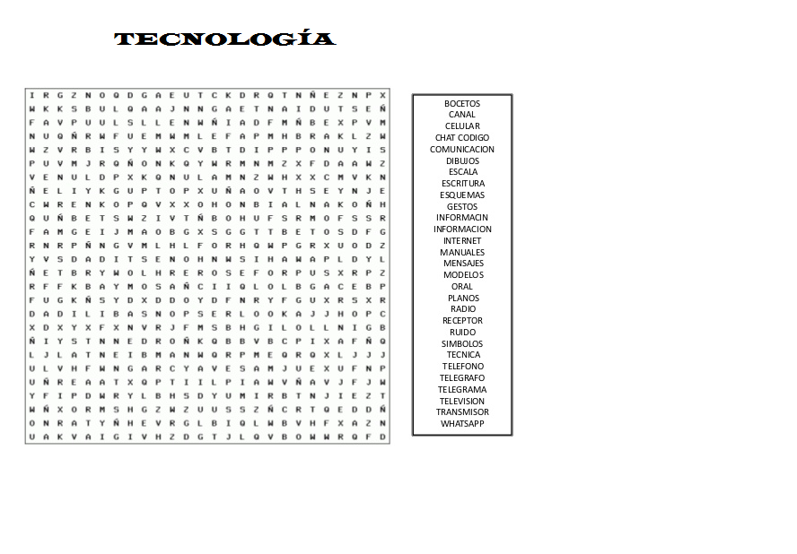 PROGRAMACIÓN ORIENTADA A OBJETOS : Sopa de letras