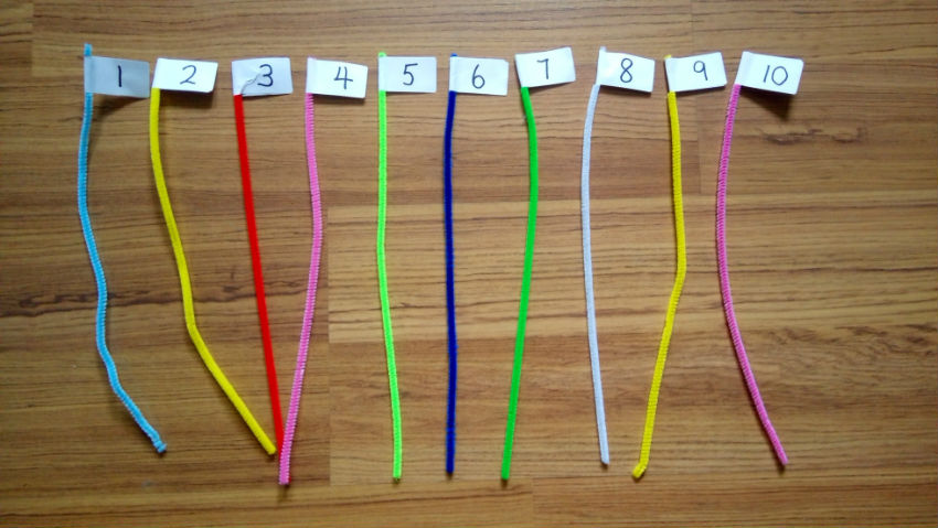 Joyful Learning Home Preschool : Fine Motor Math Activity - Counting ...