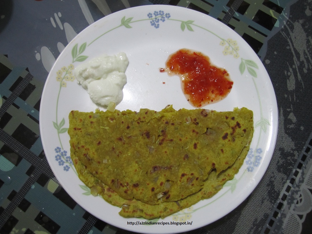 @ Best Maharashtrian Recipes : Onion Thalipeeth / Dhapata
