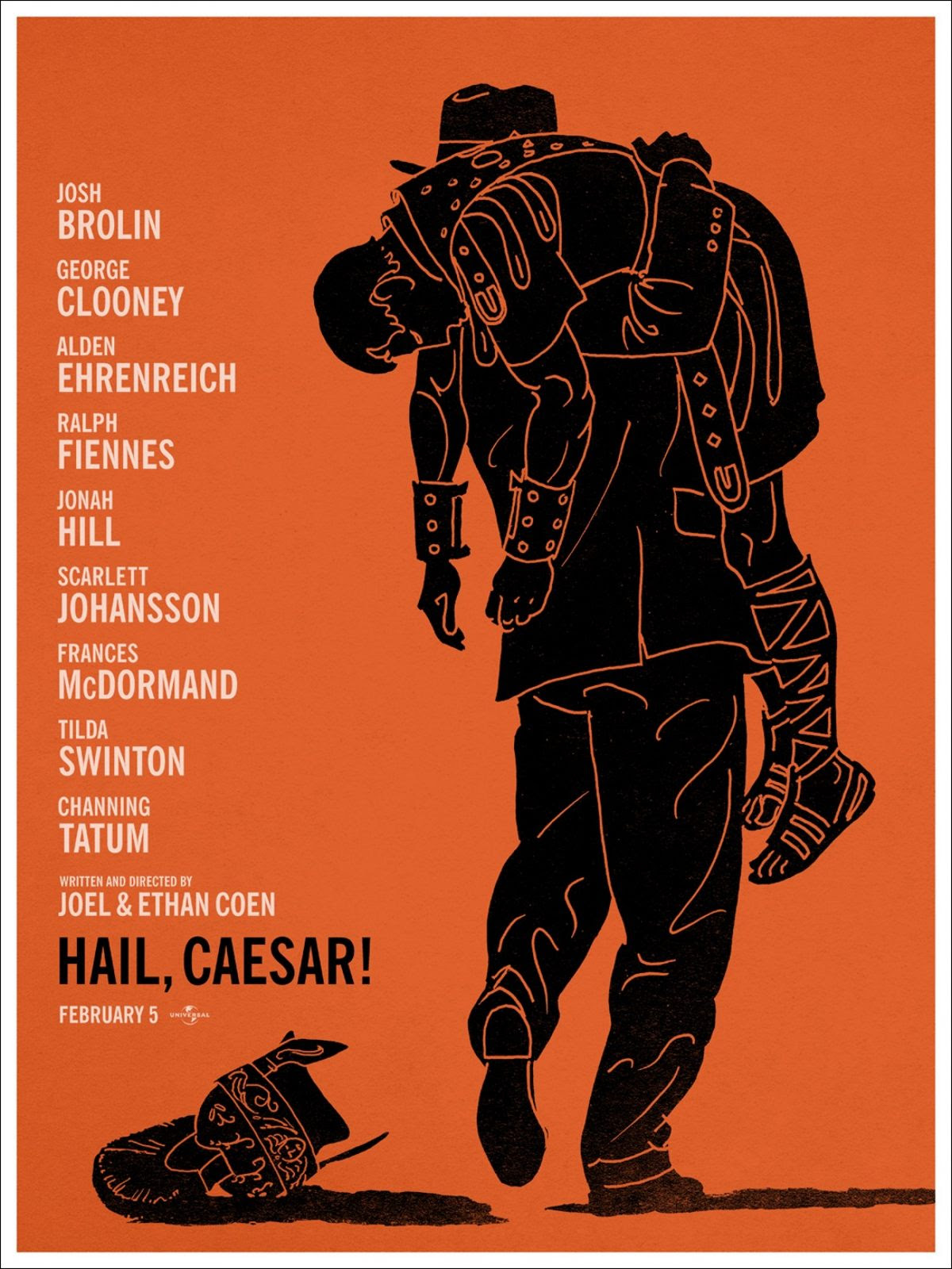 INSIDE THE ROCK POSTER FRAME BLOG: Hail Caesar Posters By Francesco ...