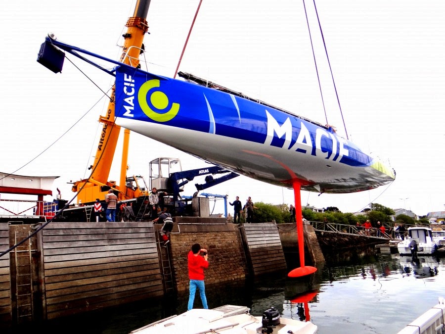 Imoca / Macif remis à l'eau, cap sur la Route du Rhum pour François ...