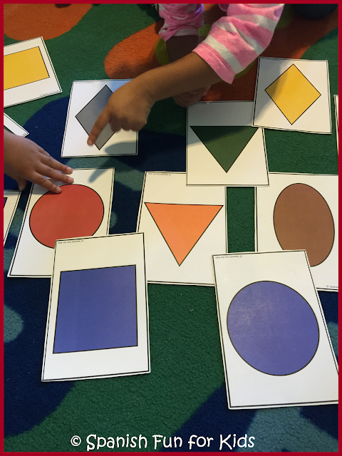 Music and Spanish Fun: Games to reinforce colors and shapes