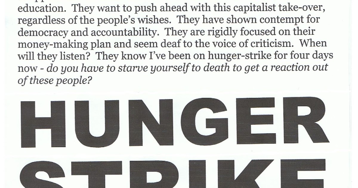 Save the Holy Headland: HUNGER STRIKE MOUSEHOLE SCHOOL 2016