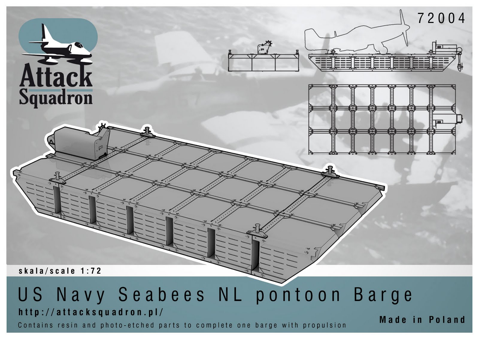 Attack Squadron - US Naval Aviation in Model: US Navy Barge