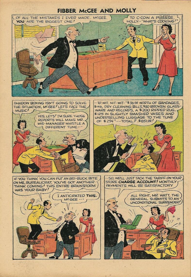 BOOKSTEVE'S LIBRARY: Fibber McGee and Molly Comics-1949