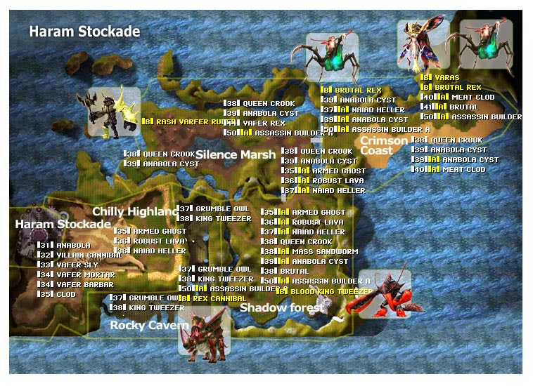 Lokasi Monster Pada Peta - RF Pedia