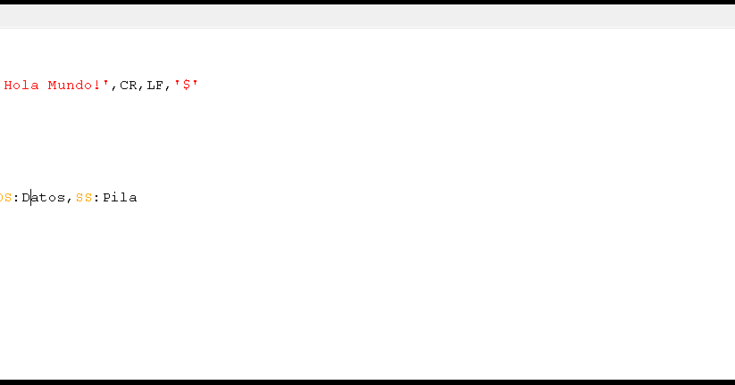 Oscar Mateo: programas de Turbo Assambler