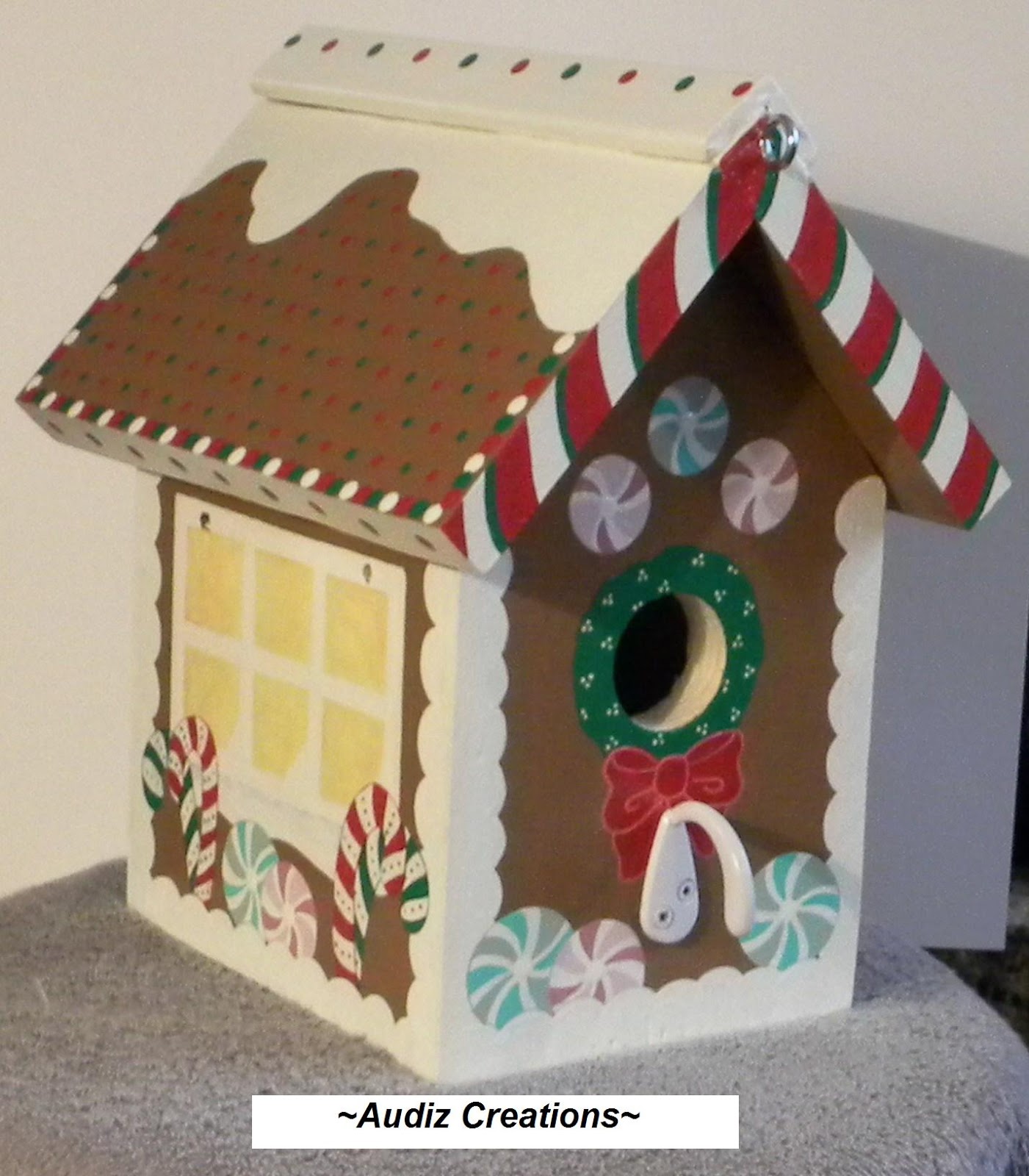 Audiz Creations: Gingerbread bird house
