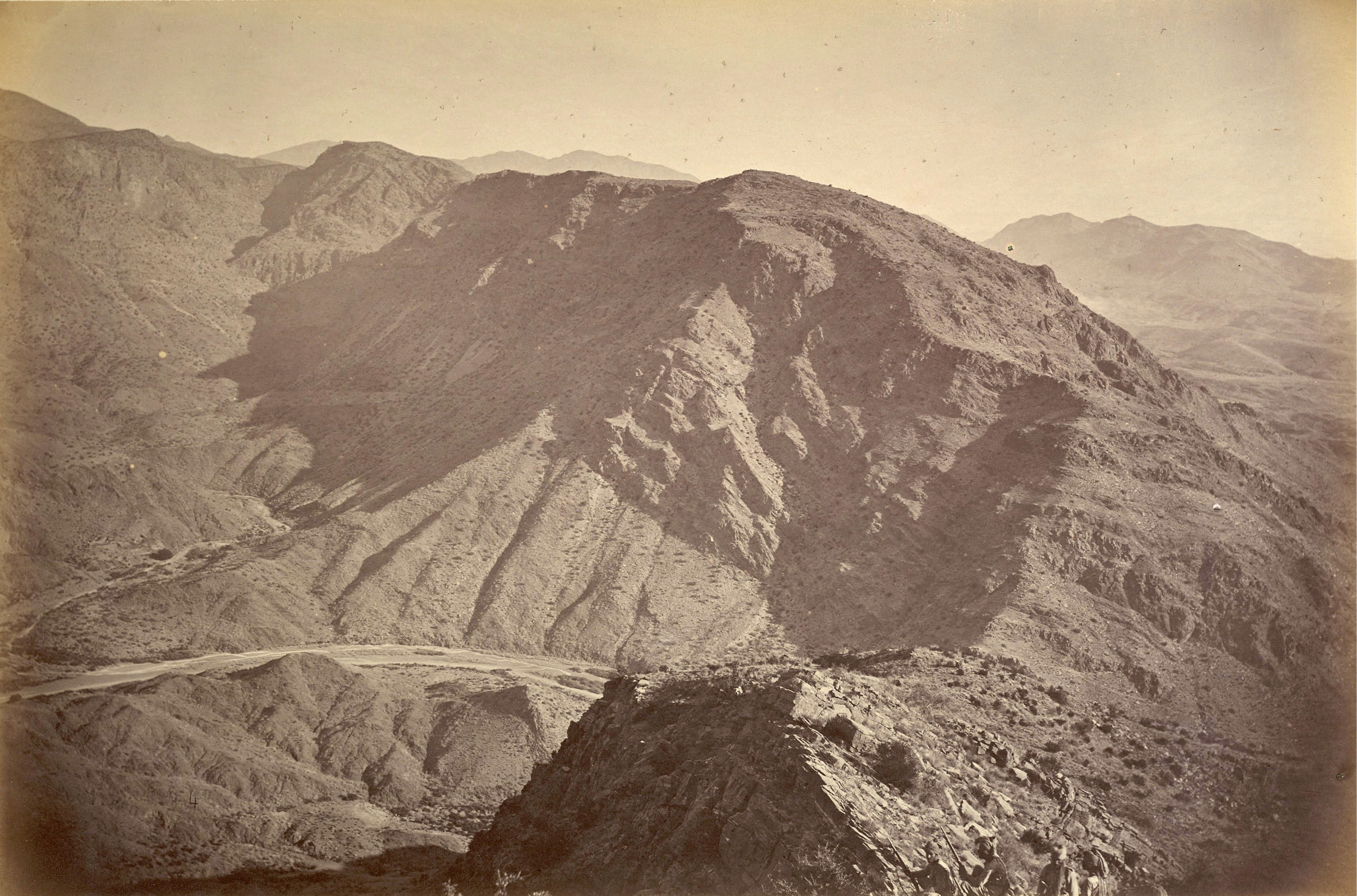 Shadi Bagiar at the Entrance to the Khyber Pass, Photograph Taken by ...