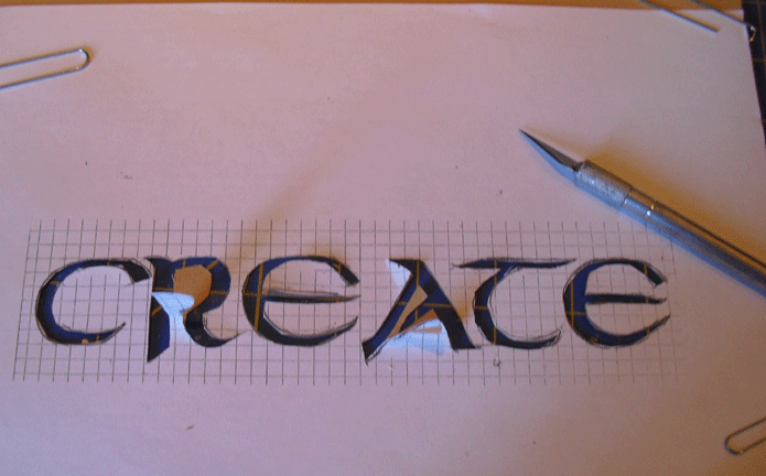 Dreamcicle Journeys: Tutorial on Using Uncial Lettering for Bookmarks