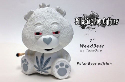 7" Weed Bear (Polar Bear edition) from Task One