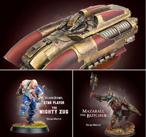 Custodes Grav-Carrier, The Mighty Zug, and Mazarall the Butcher - Faeit 212