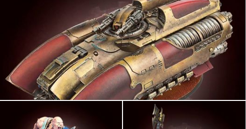 Custodes Grav-Carrier, The Mighty Zug, and Mazarall the Butcher - Faeit 212