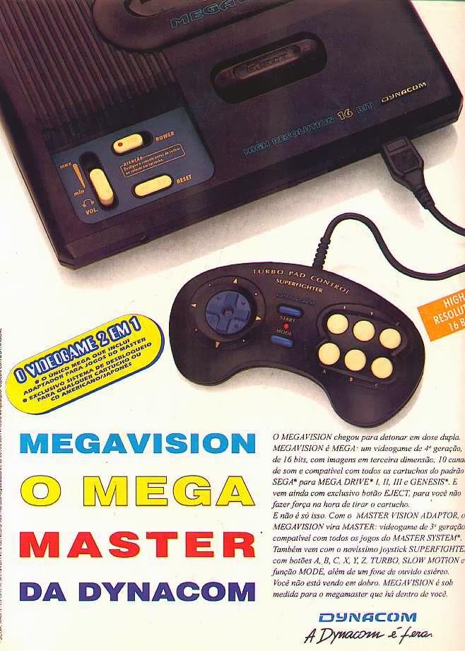 Retrogamer NES: Post 50: Anúncios do Dynavision