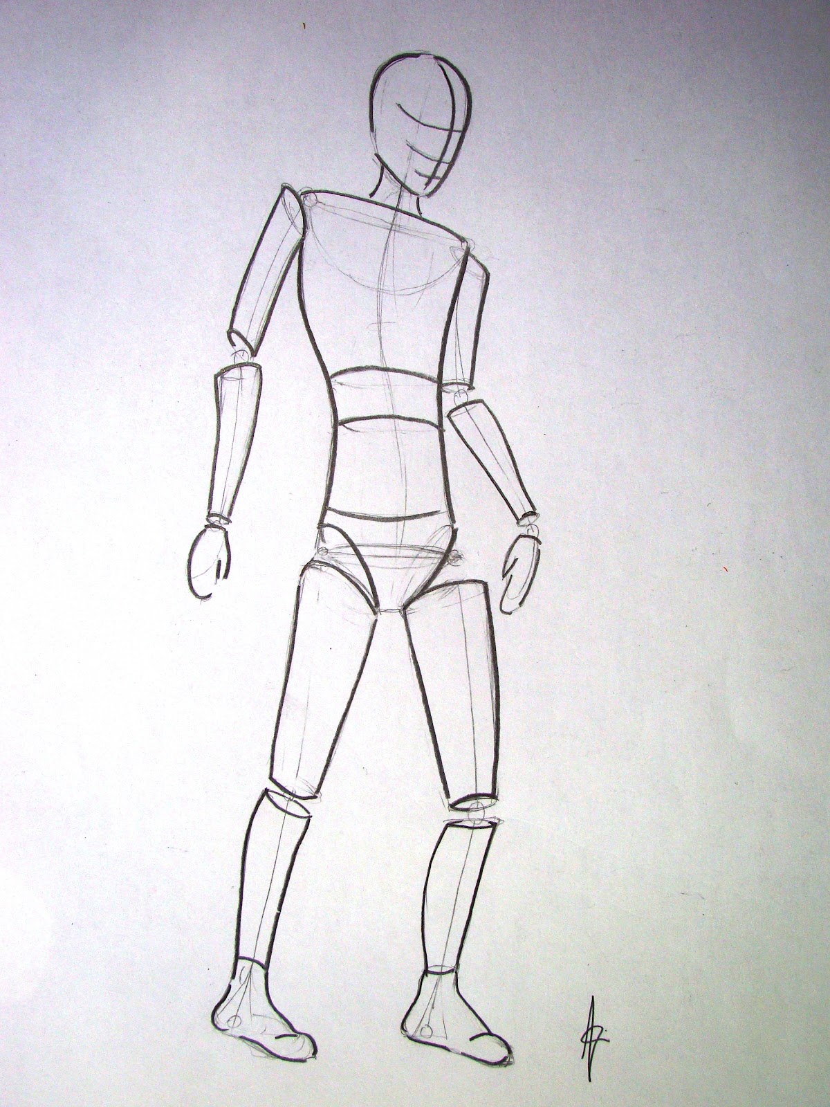 Anaceli Vieira | WZ: MÓD. DES. BÁSICO - Esboços Humanos