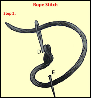 Craft Ideas: Rope Stitch