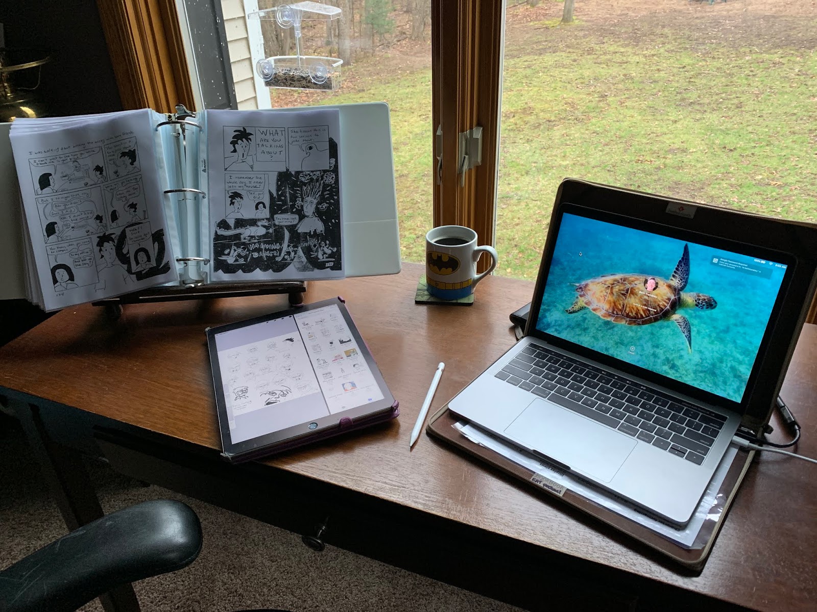 Scribbling With Spirit: Current Workspace
