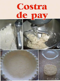 RECETAS FÁCILES CON FABY: COSTRA PARA PAY