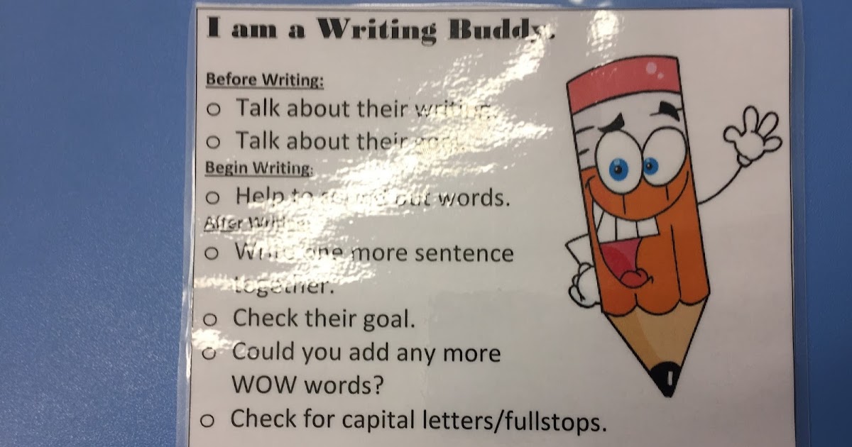 My Teaching and Learning Journey: Writing Buddies