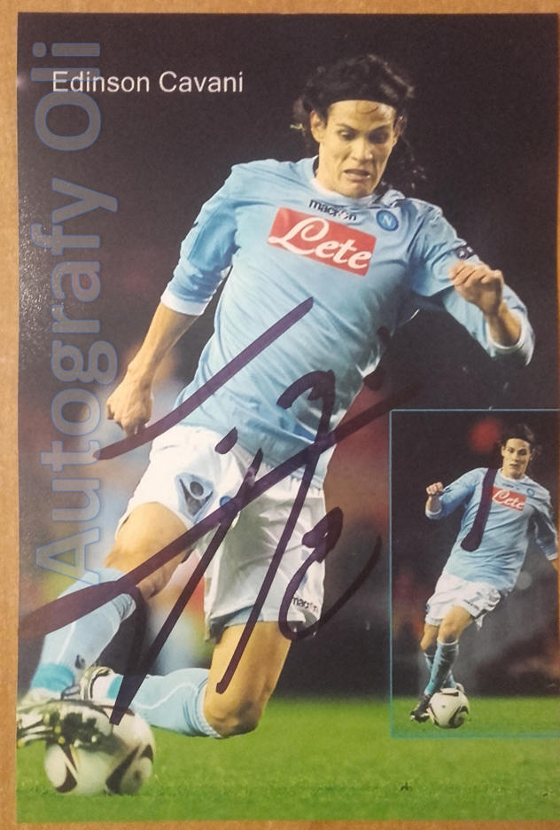 Autografy Oli : Edinson Cavani