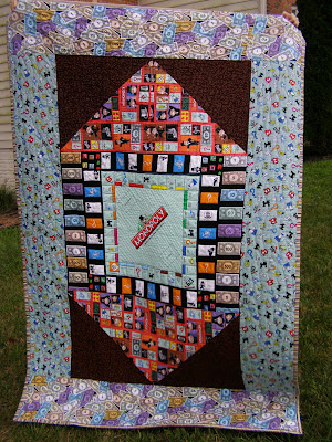 Sarcastic Quilter: Monopoly Quilt - complete