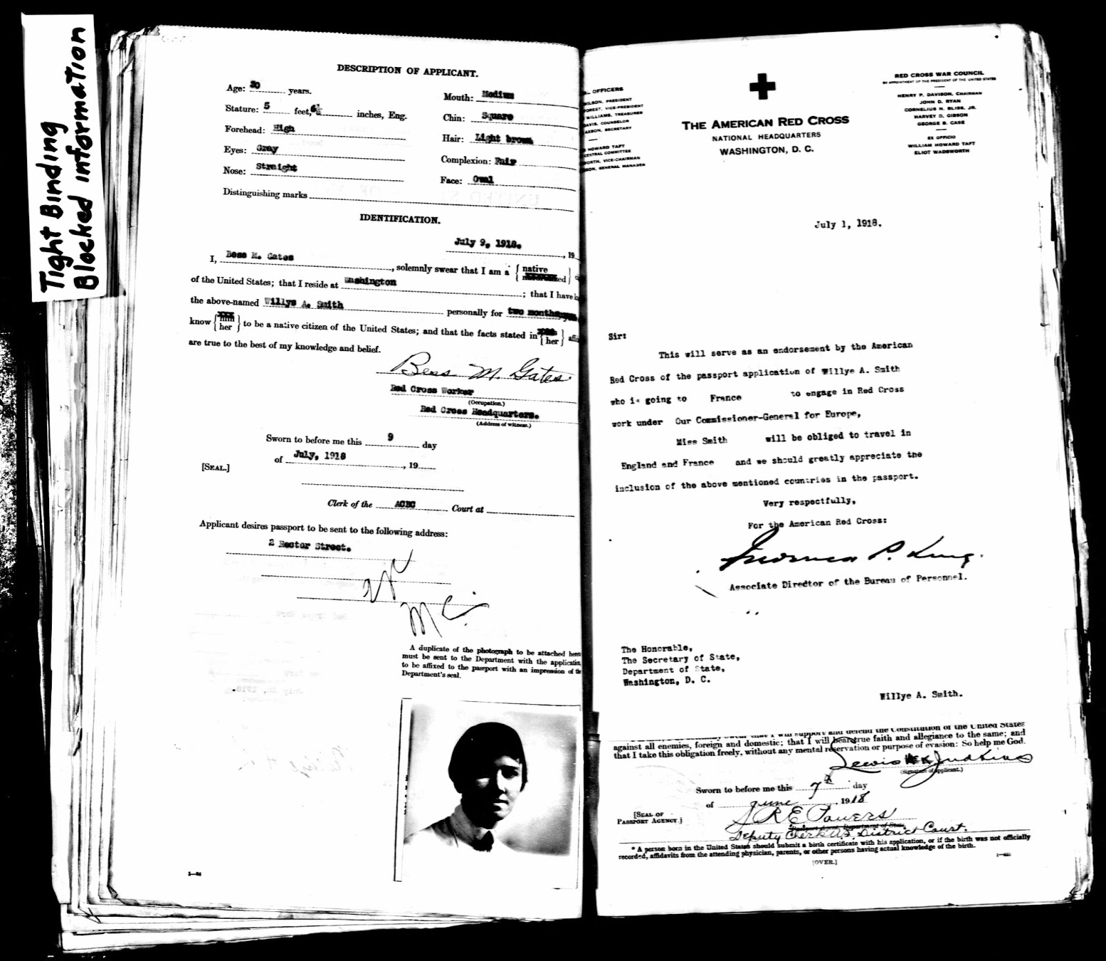 Ohio County, Kentucky History: Passport Applications - Miss Willye A ...