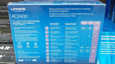 Linksys AC2400 Wireless Dual Band Gigabit Wi-Fi Router | Costco Weekender