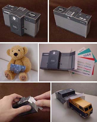 Lomo LC-A Camera Papercraft Box | Paperized Crafts
