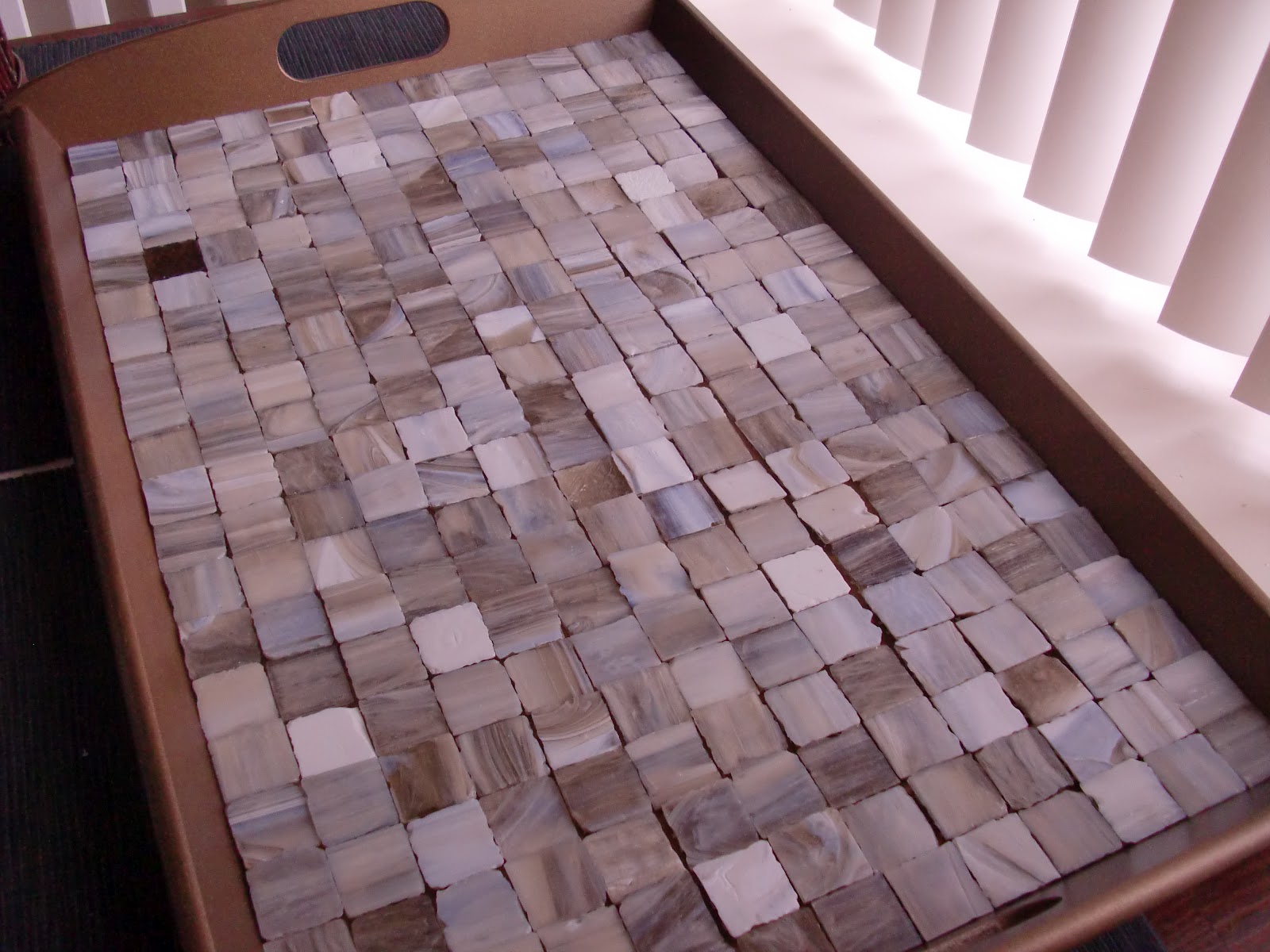DIY: Mosaic Tile Tray (or, DIY: Mom's Birthday Gift) - Sara Levine