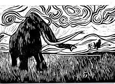 Alex Snepvangers' Stylism : Examples of Lino Prints