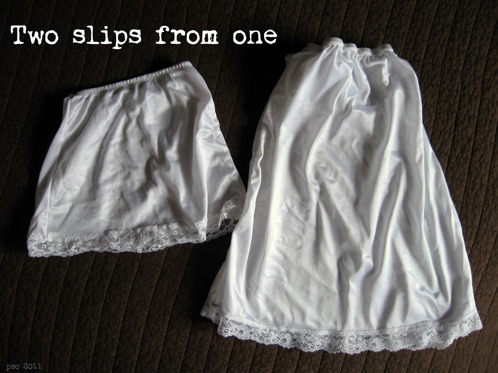 Pickup Some Creativity: Repurposed slip tutorial