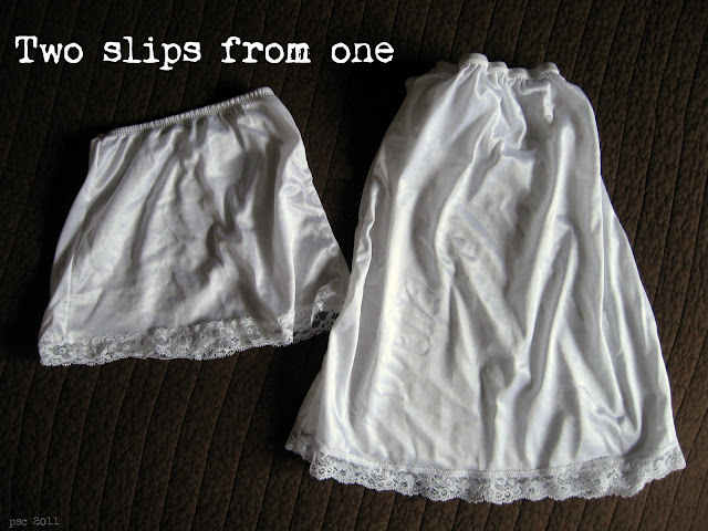 Pickup Some Creativity: Repurposed slip tutorial