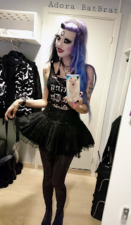 Adora BatBrat: Today's Goth look - Cute Goth to Stockholm