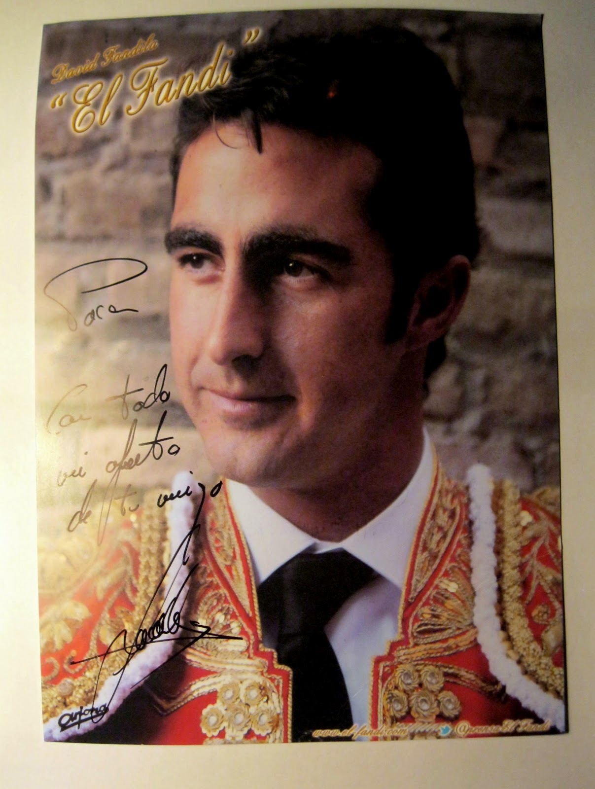 Autograph VIP: Success 2012: El Fandi, one of the most skilled matadors ...