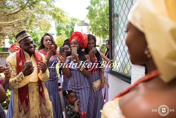 Photos from Joseph Yobo's younger brother Gideon's traditional wedding