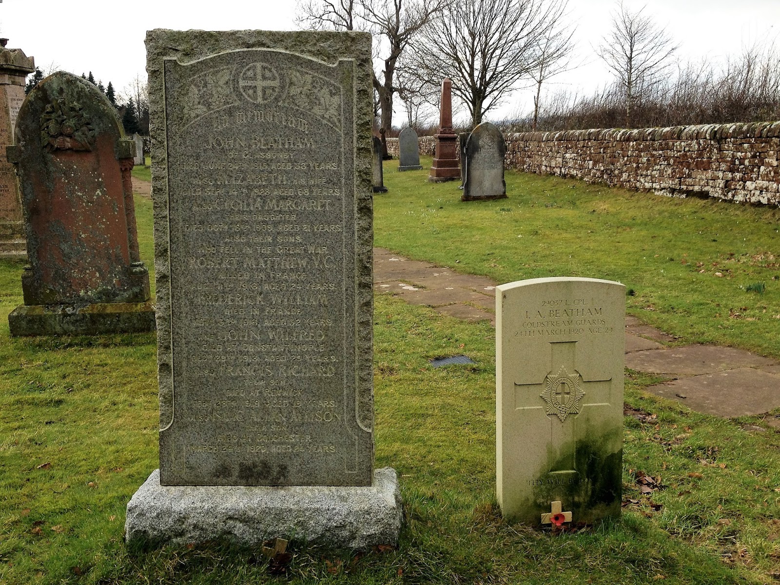 WW2 - The Second World War: Addingham / Glassonby war memorials, Cumbria
