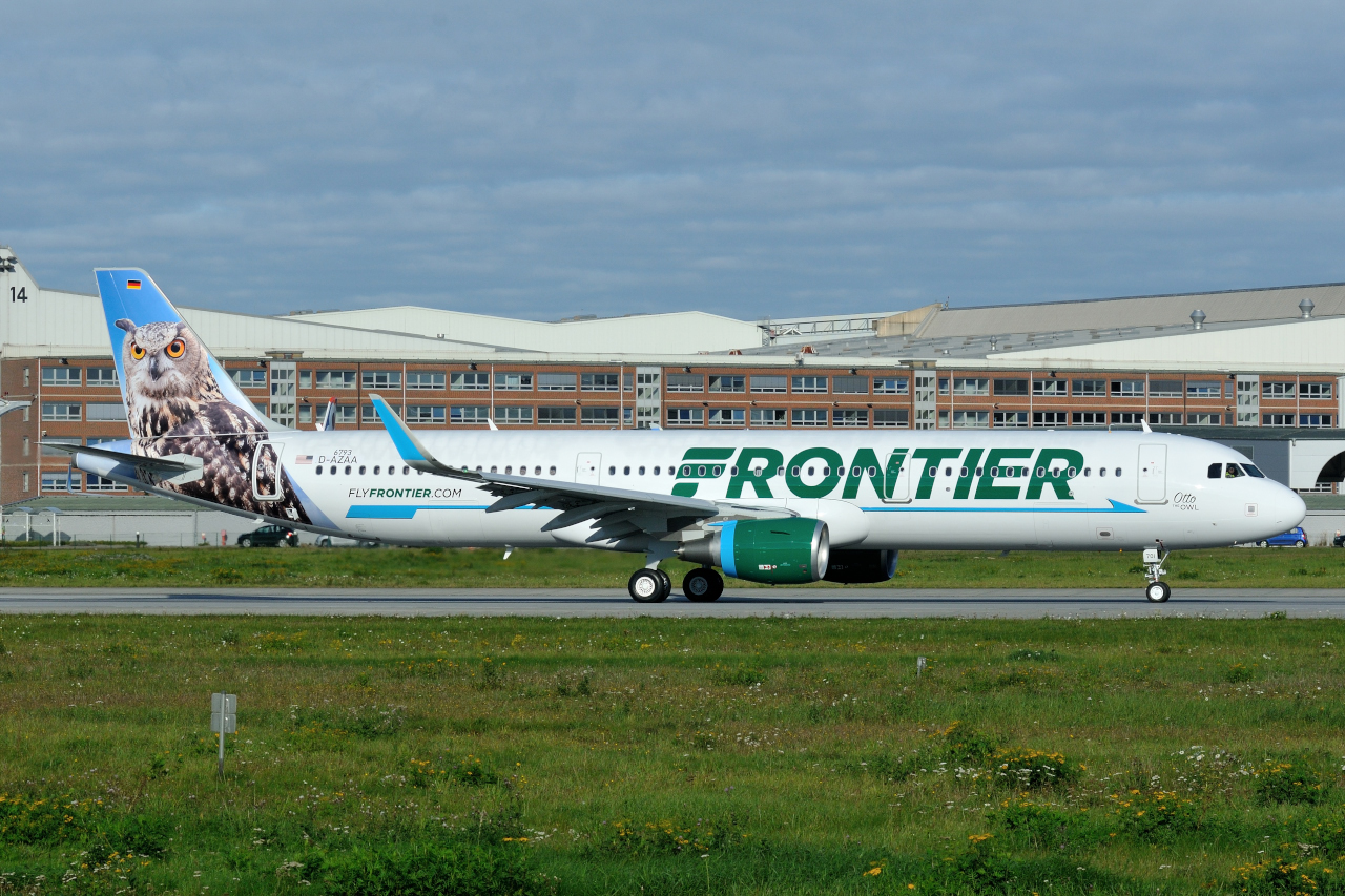 Airbus Hamburg Finkenwerder News: A321-211SL, Frontier Airlines, N701FR ...