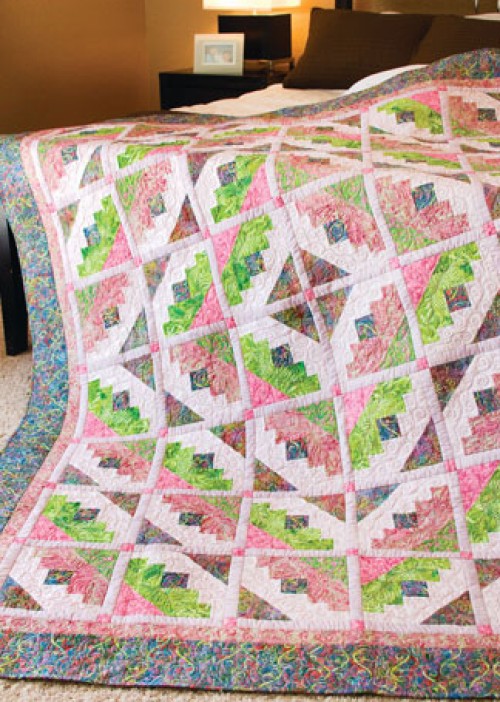 Quilt Today: Cactus Flower - Free Pattern