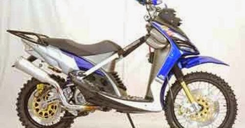 Modifikasi Trail Motor Yamaha Matic X-ride Terbaru 2016