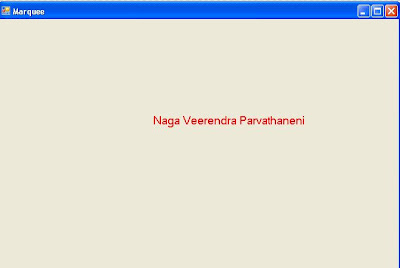 Text Scrolling in Windows Form Using C#.Net