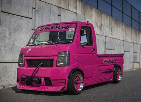 Oto & Motif: Foto mobil bak warna pink modifiaksi ceper abis