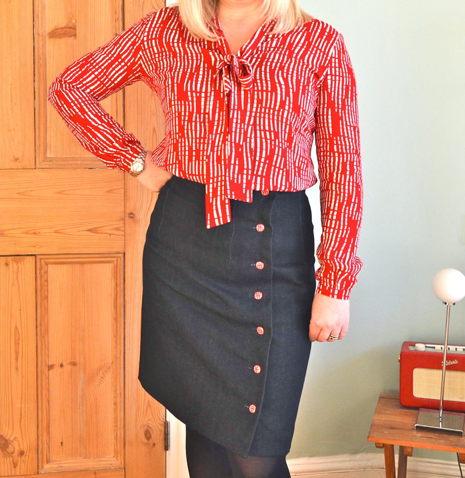 Handmade Jane: Sew Over It Pussy Bow Blouse