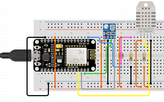 Electgpl Electrónica: Estación Meteorológica con ESP8266 y Thingspeak
