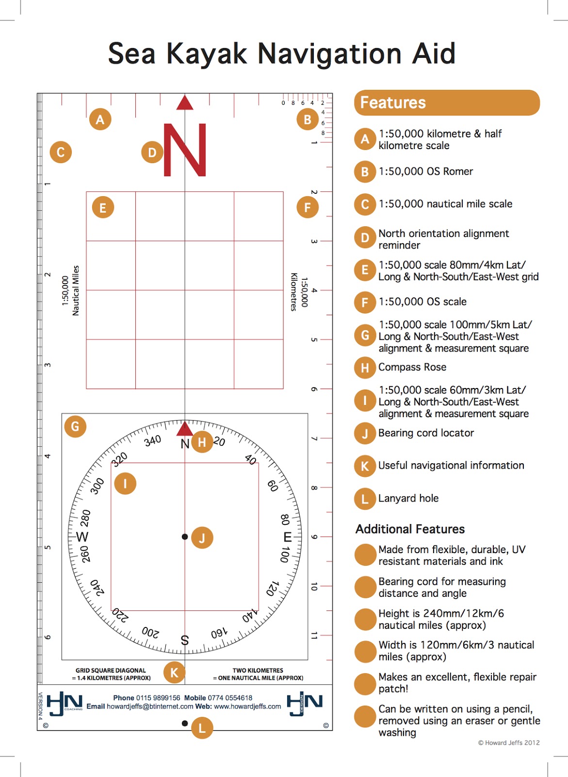 mark tozer's blog: Sea Kayak Navigation Aid