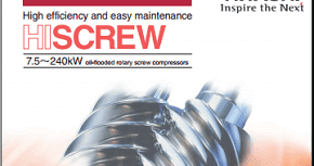 CATALOGUE Hitachi oil-flooded rotary screw compressor Hiscrew 7.5 ...