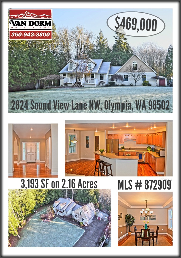 Olympia Real Estate: Feature Home Of The Week -- 2824 Sound View Lane ...