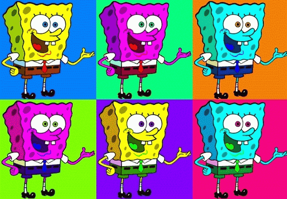 Colorful Art Spongebob Wallpapers | Cute Spongebob Wallpapers
