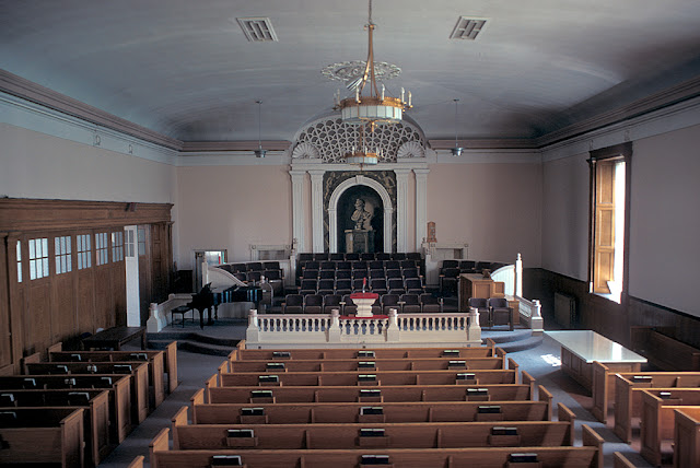 Historic LDS Architecture: Bountiful Tabernacle: Chapel Interior
